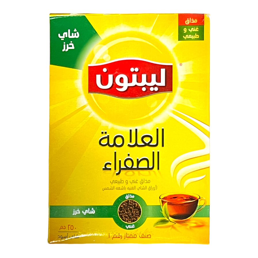 Lipton Yellow Labels kharaz - black tea 250 GM شاى ليبتون شاى اسود شاى ...