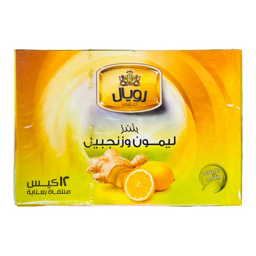 Royal Lemon Ginger Tea 12 bags رويال شاي الليمون والزنجبيل – SF SHOPLY